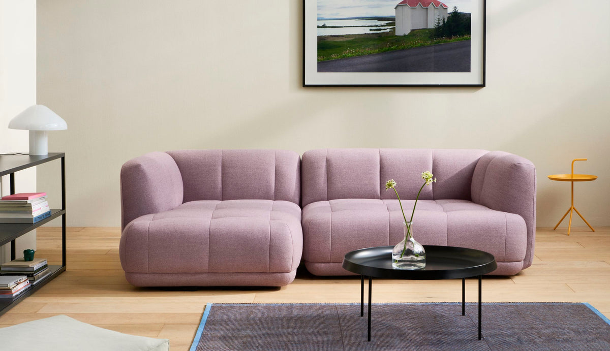 Quilton sofa 3zit chaise longue metaphor lila – deBesteKamer